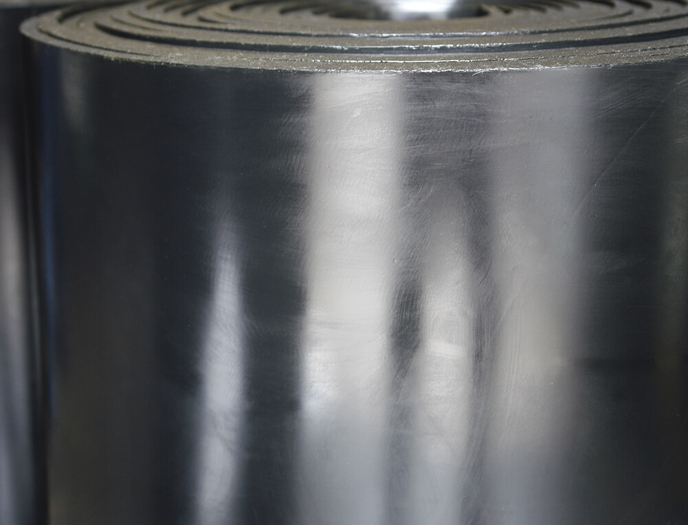 Hule Nitrilo negro uso Industrial en Rollos y Placas